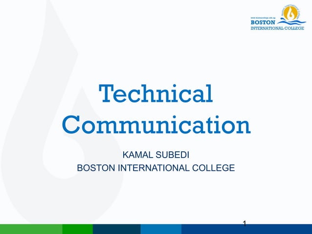 Technical communication | PPT