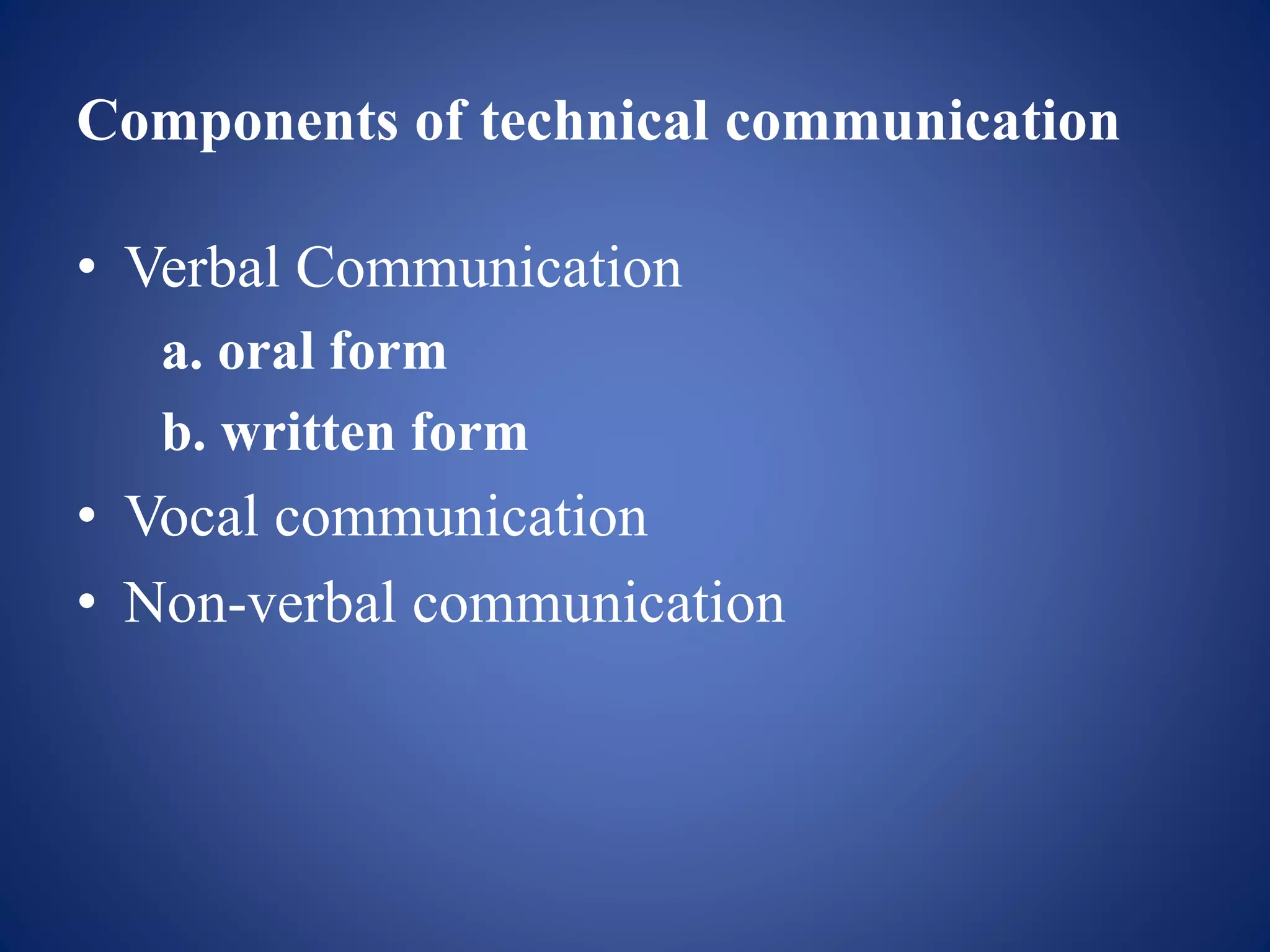 Technical communication | PPTX