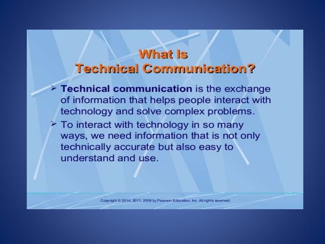 Technical communication | PPTX