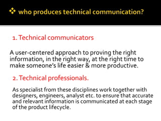 Technical communication | PPTX