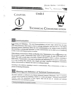 Technical Communication for BTech student | PDF | Education
