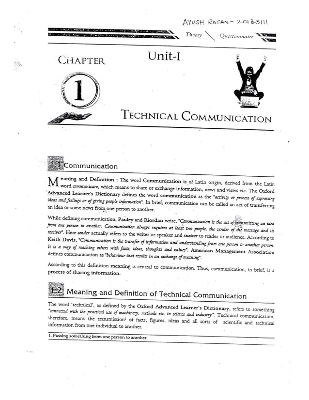 Technical Communication for BTech student | PDF | Education