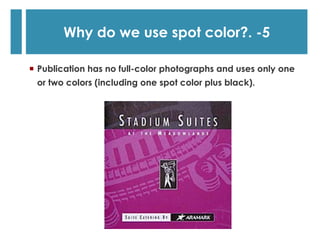 Technical concepts for graphic design production 5 | PPT