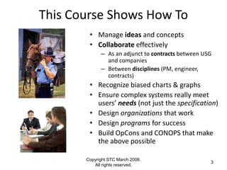 ATI Technical CONOPS and Concepts Technical Training Course Sampler | PDF