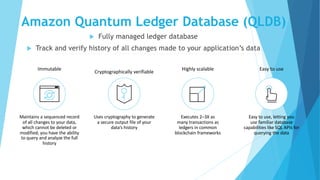 Technical considerations for Blockchain networks with AWS | PPT