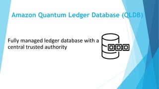 Technical considerations for Blockchain networks with AWS | PPT