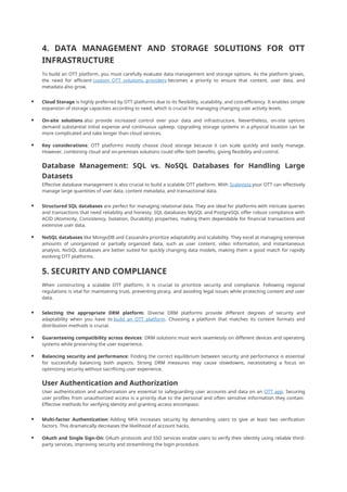 Build an OTT Platform: Technical Factors To Consider in 2024 | DOCX