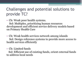 Technical cooperation in Public Health | PPTX