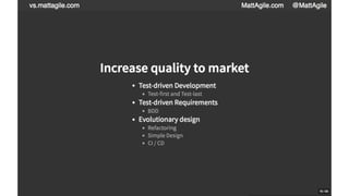 Technical Craftsmanship vs Agile Business Practises | PPT