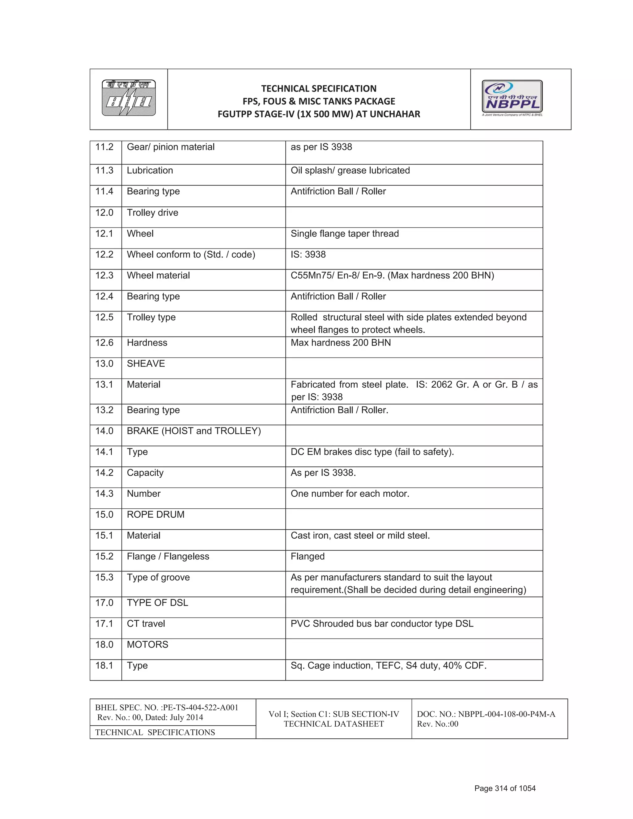Technical data sheet | PDF