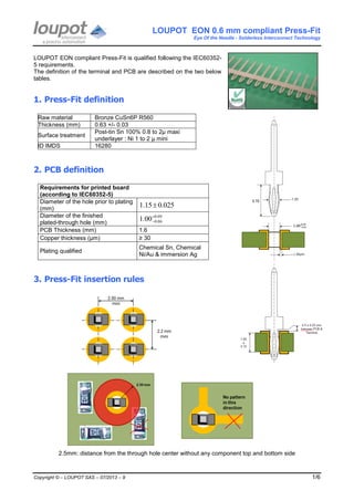 Technical data sheet 06 eon press fit-ed09 | PDF