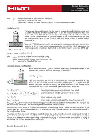 Technical data sheet for post-installed rebar according to EC2 | PDF