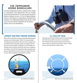 Technical data STEINER Commander 7x50/7x50 C | Optics Trade | PDF