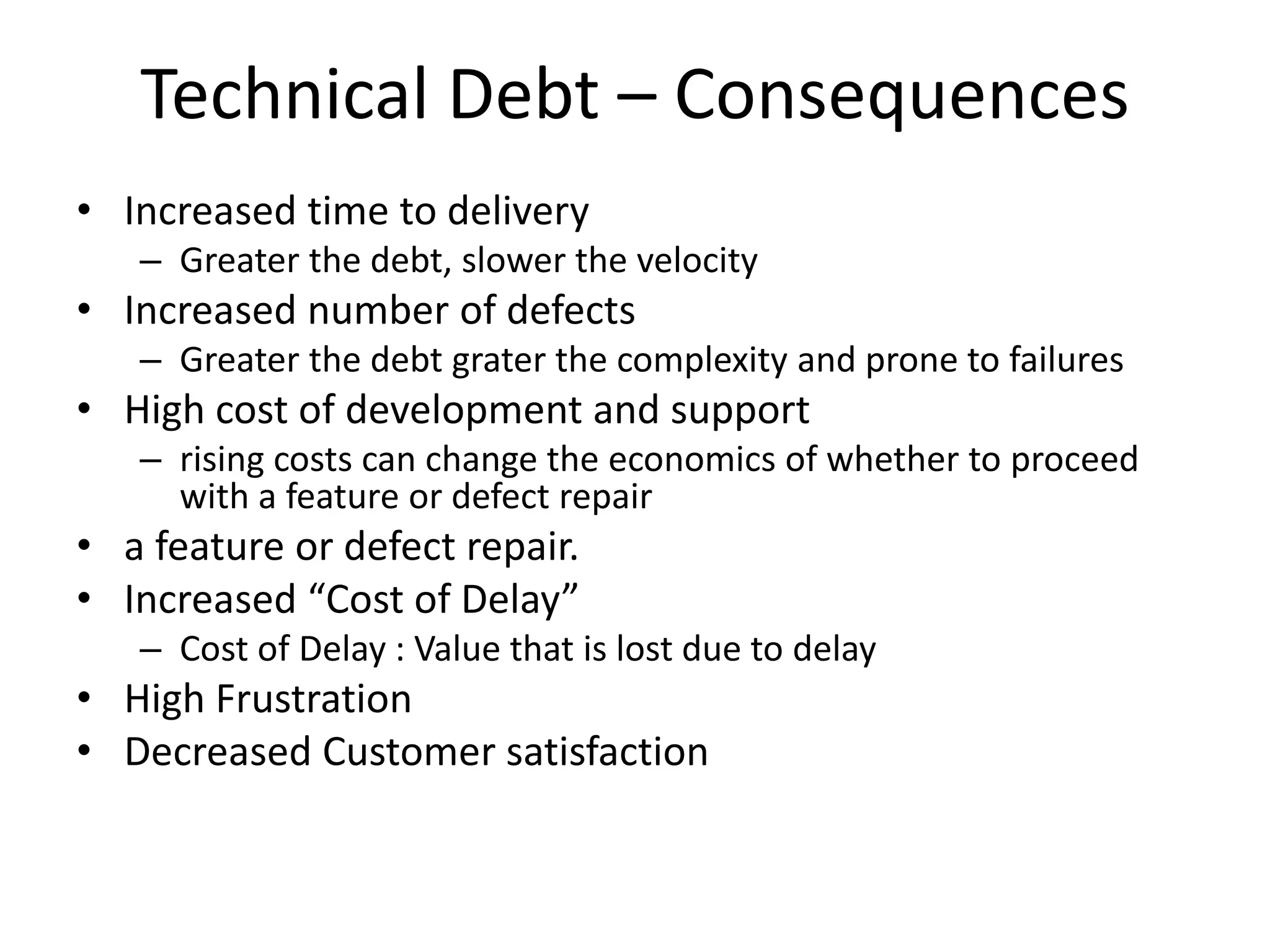 Technical debt | PPTX