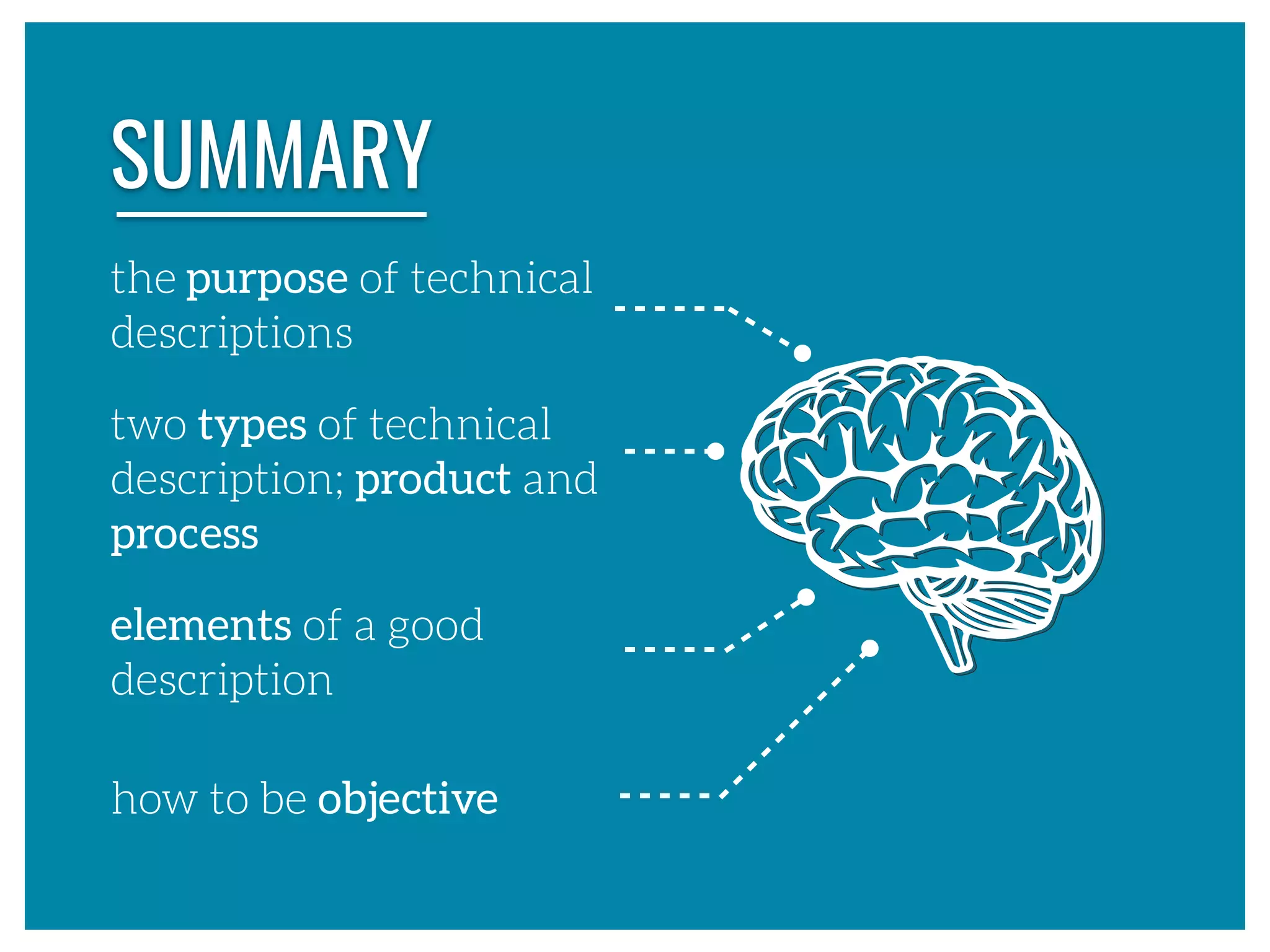 Writing Technical Descriptions | PDF