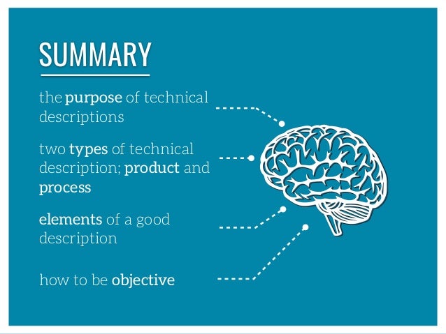 Writing Technical Descriptions