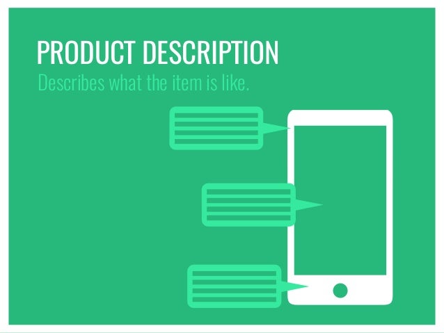 Writing Technical Descriptions