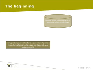 Technical implementation details of a biobank portal enhanced with ...
