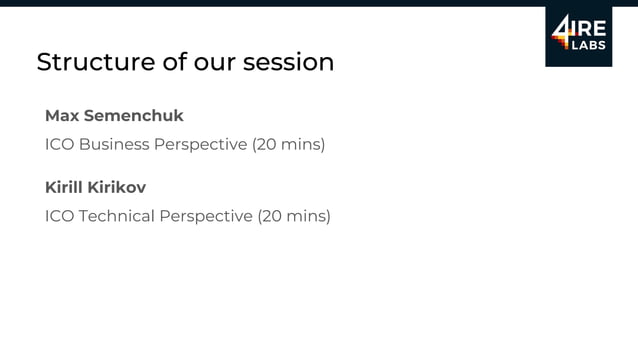 Technical details of the ico | PPT