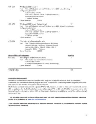 Technical diploma Network Administration and Information Security | PDF | Computer Networking ...