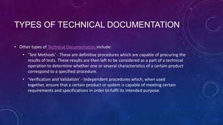 Technical documentation | PPTX