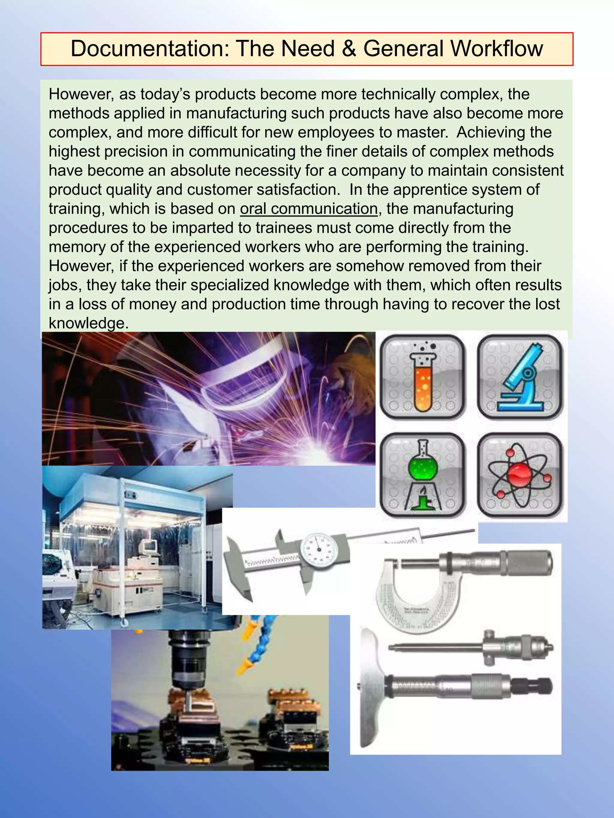 Technical Documentation of Quality Control and Work Standards | PPTX