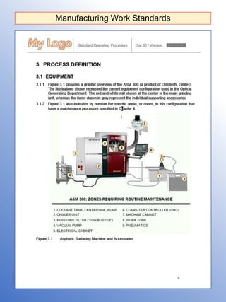 Technical Documentation of Quality Control and Work Standards | PPTX