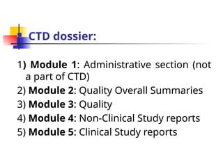 Technical Dossier filing requirements for Emerging market | PPTX