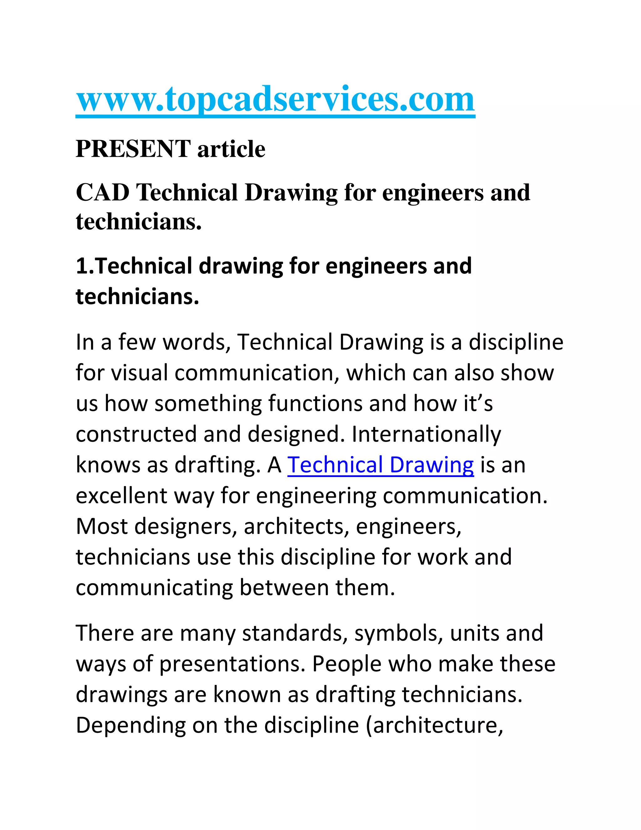 Technical drawing | PDF