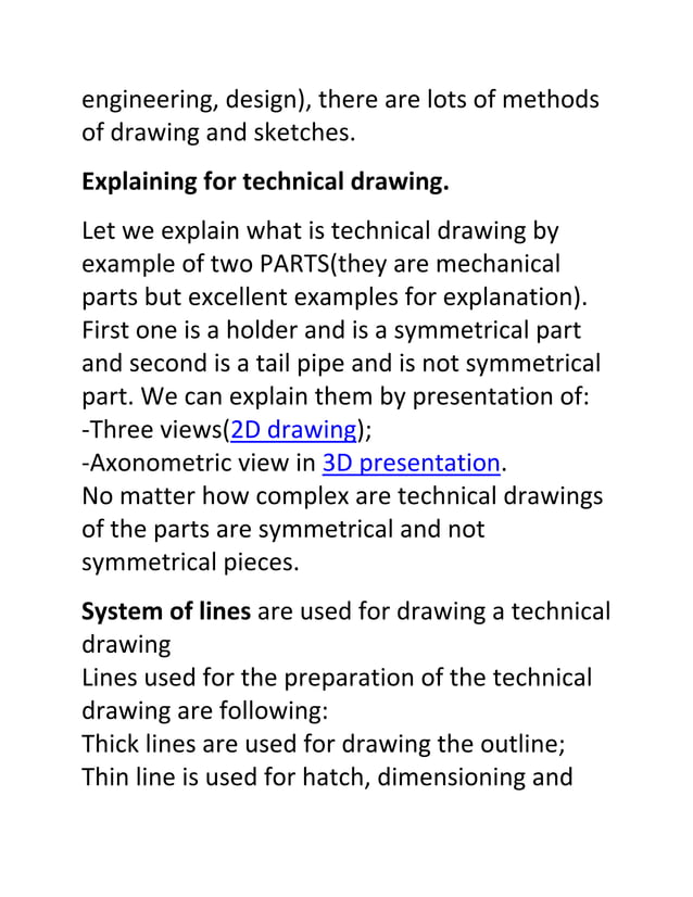 Technical drawing | PDF