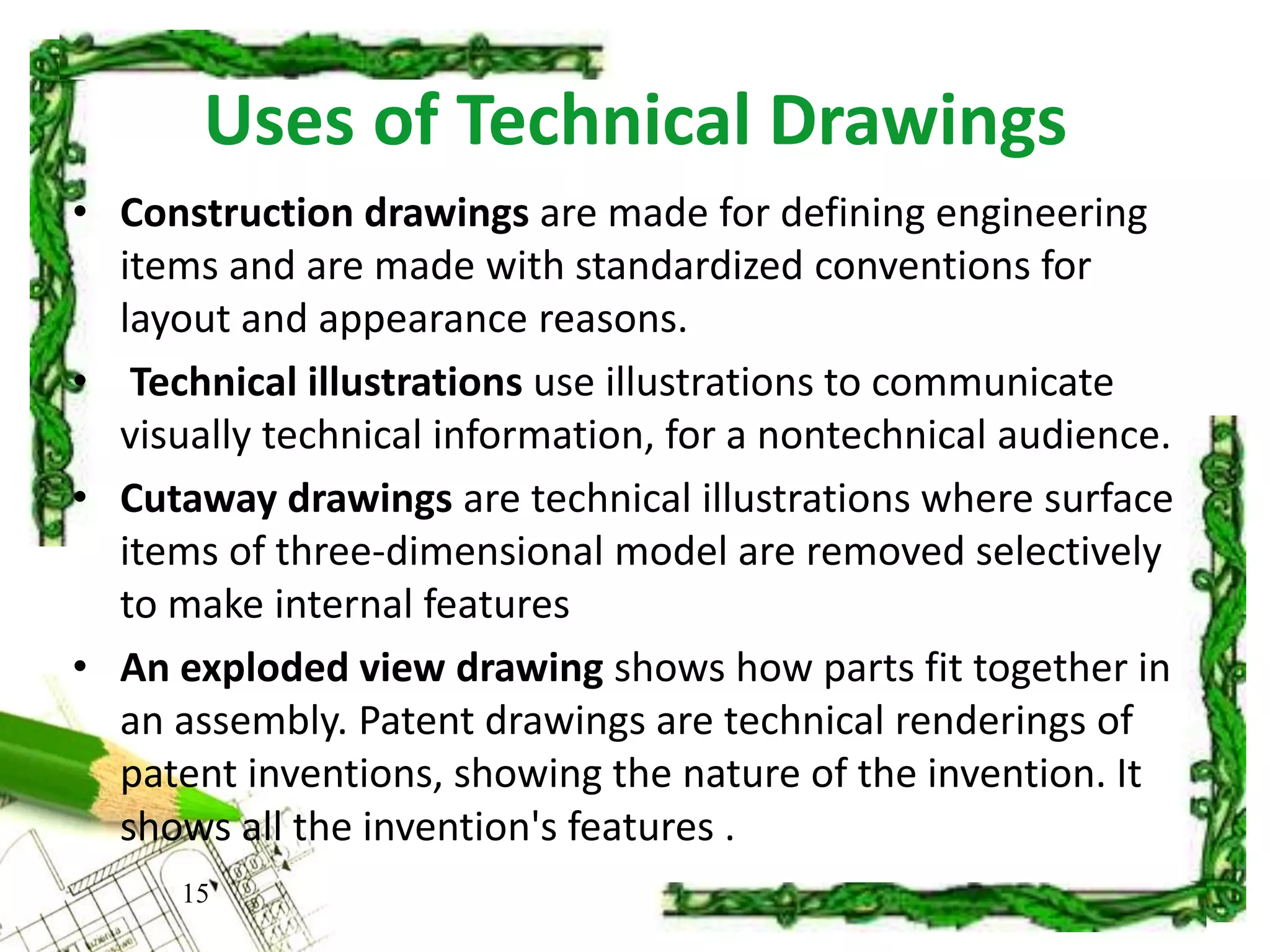 Technical drawing (by: Sherief Elmetwali) | PPTX | 3-D Graphics ...
