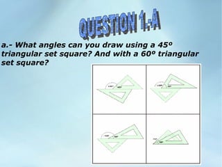 Technical drawing and polygonal shapes | PPT