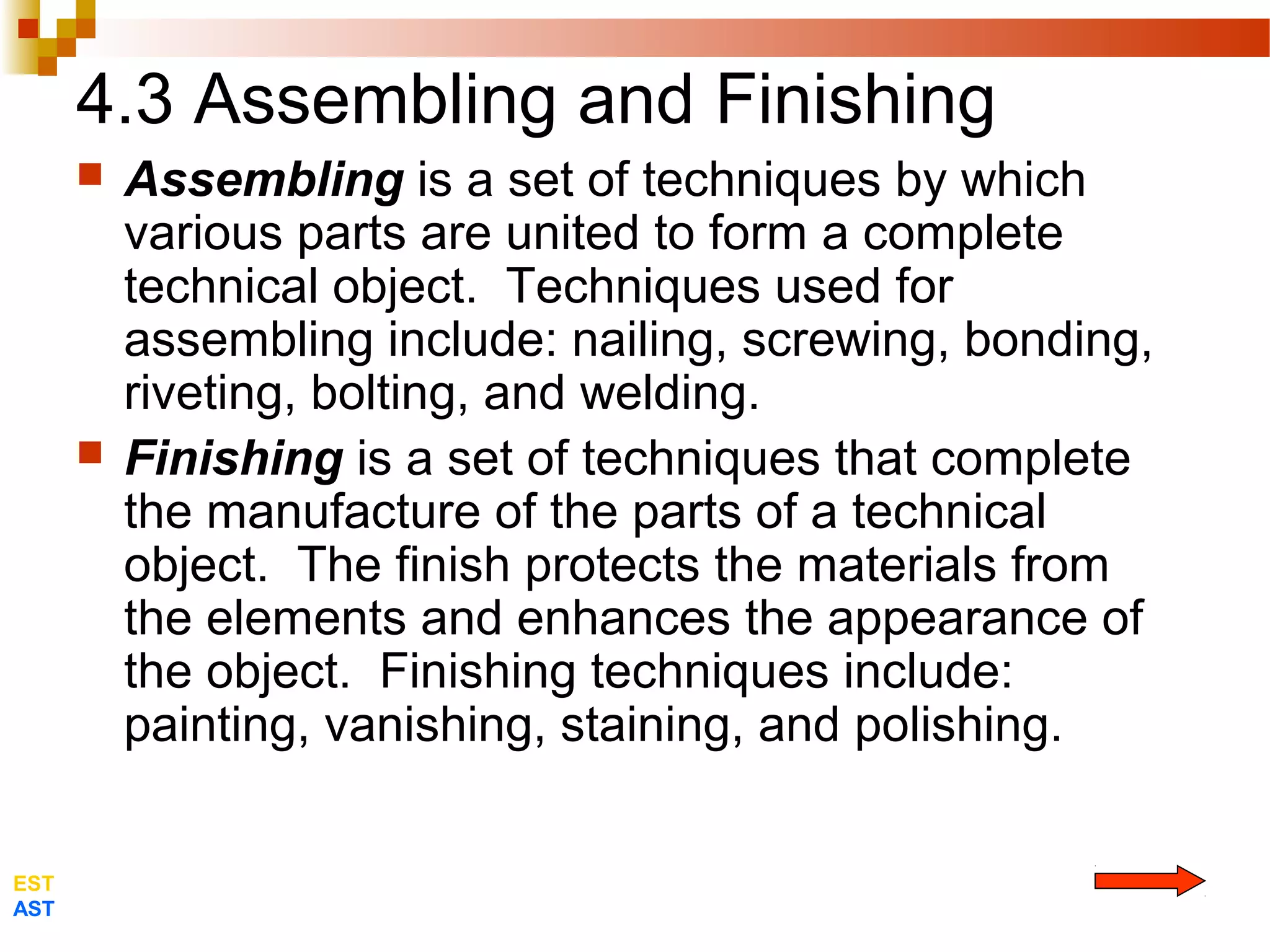 Technical drawing & assembly | PPT | 3-D Graphics | Computer Software and Applications