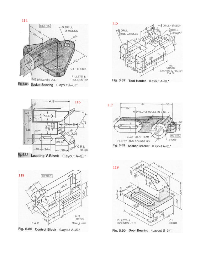 Technical drawing exercises | PDF