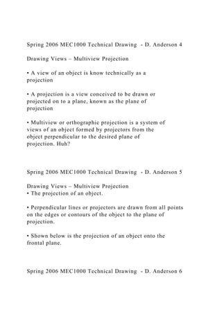 Technical DrawingMEC1000Spring 2006Instructor David A.docx