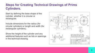 Technical Drawings introduction to drawing of prisms | PPTX