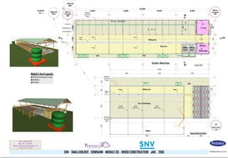 Technical drawings modular cow barn design for smallholder dairy ...