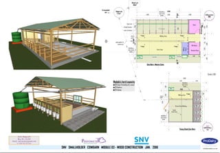 Technical Drawings Modular Cow Barn Design for Smallholder Dairy ...