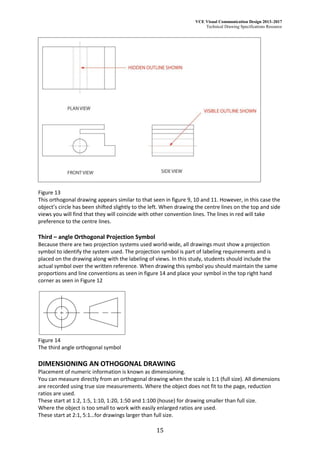 Technical drawing specifications