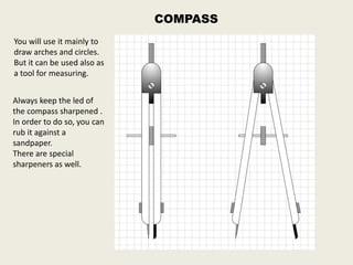 Technical drawing tools | PPTX