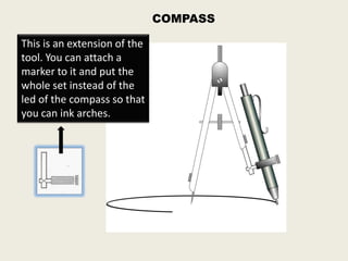 Technical drawing tools | PPTX