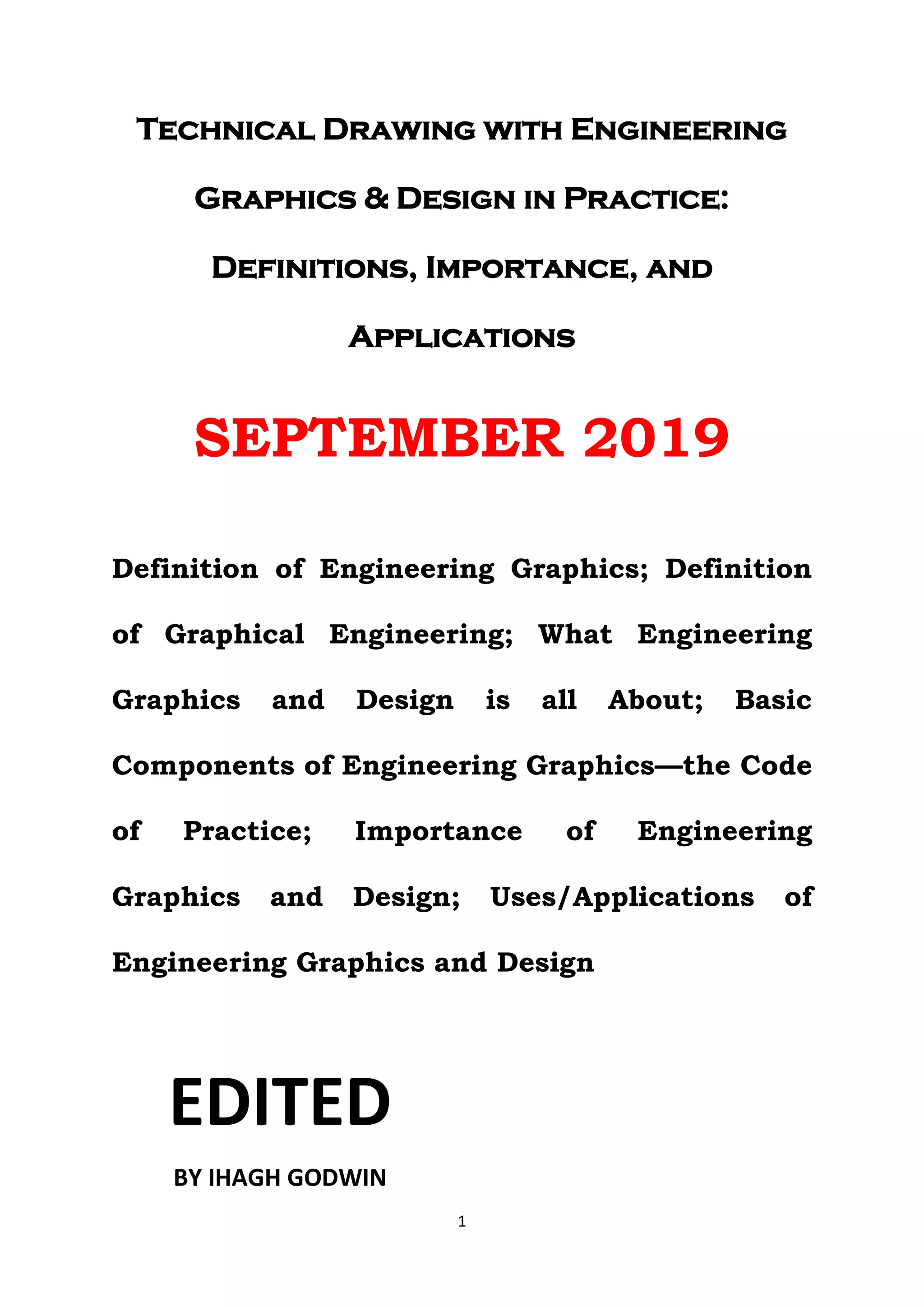 Technical Drawing with Engineering Graphics and Design in Practice ...