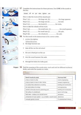 Technical english 1 a sb pages 14 - 28 | PDF