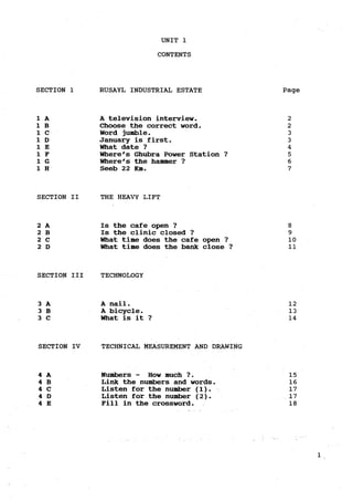 Technical english for vocational students student's workbook one ...