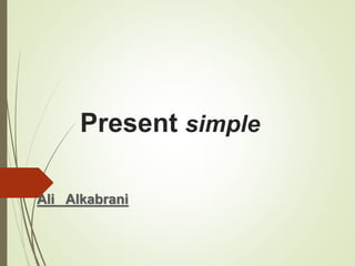 Technical english sentences present simple | PPTX