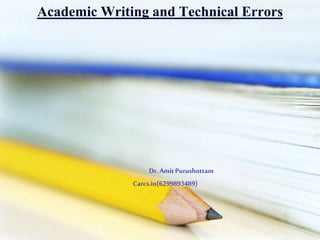 Technical Errors | PPT