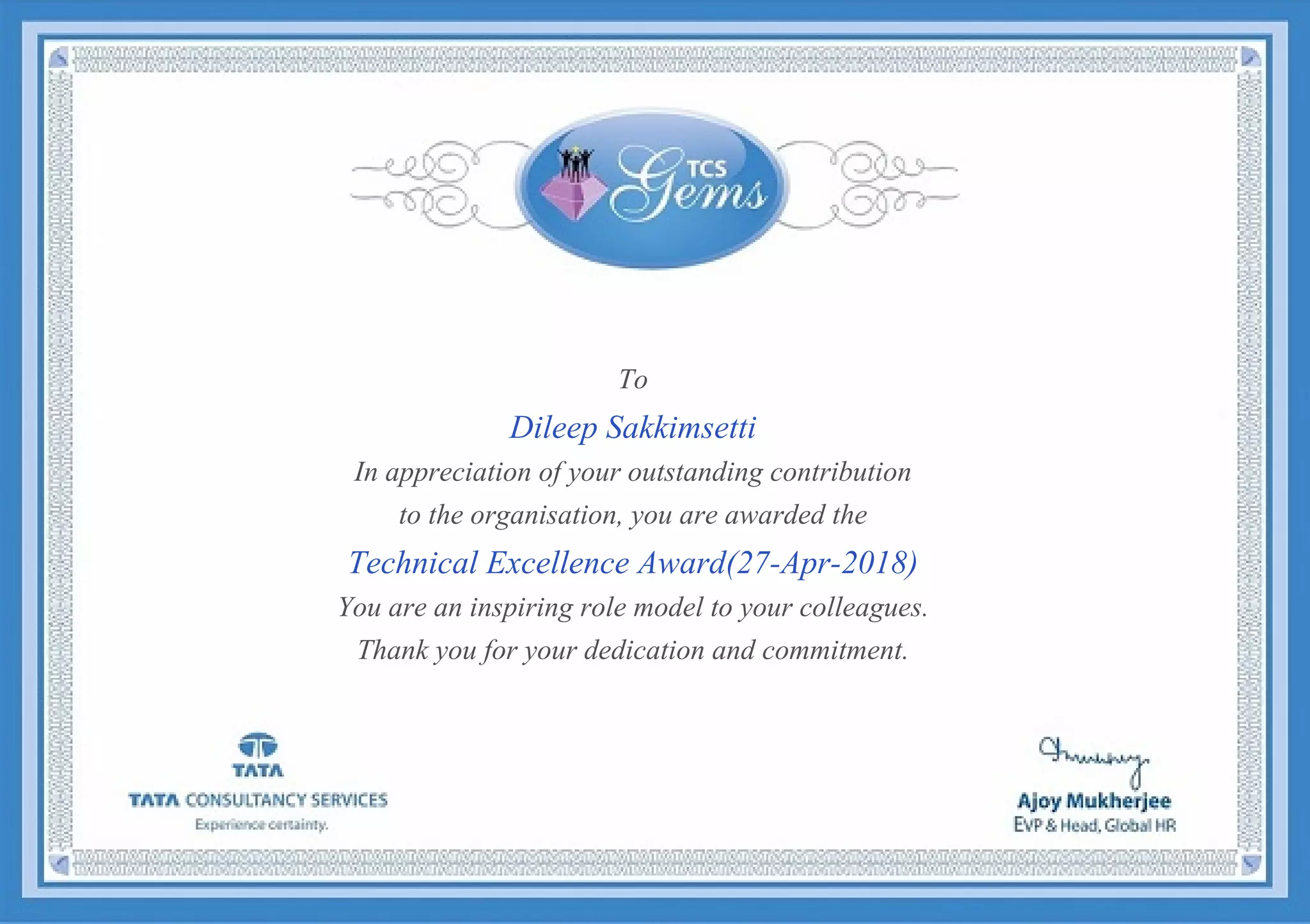 Technical Excellence Award | PDF