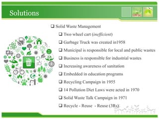 Technical expertise of japan in solid waste management__Intructed by ...