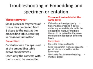Technical faults in histopathology lab | PPTX