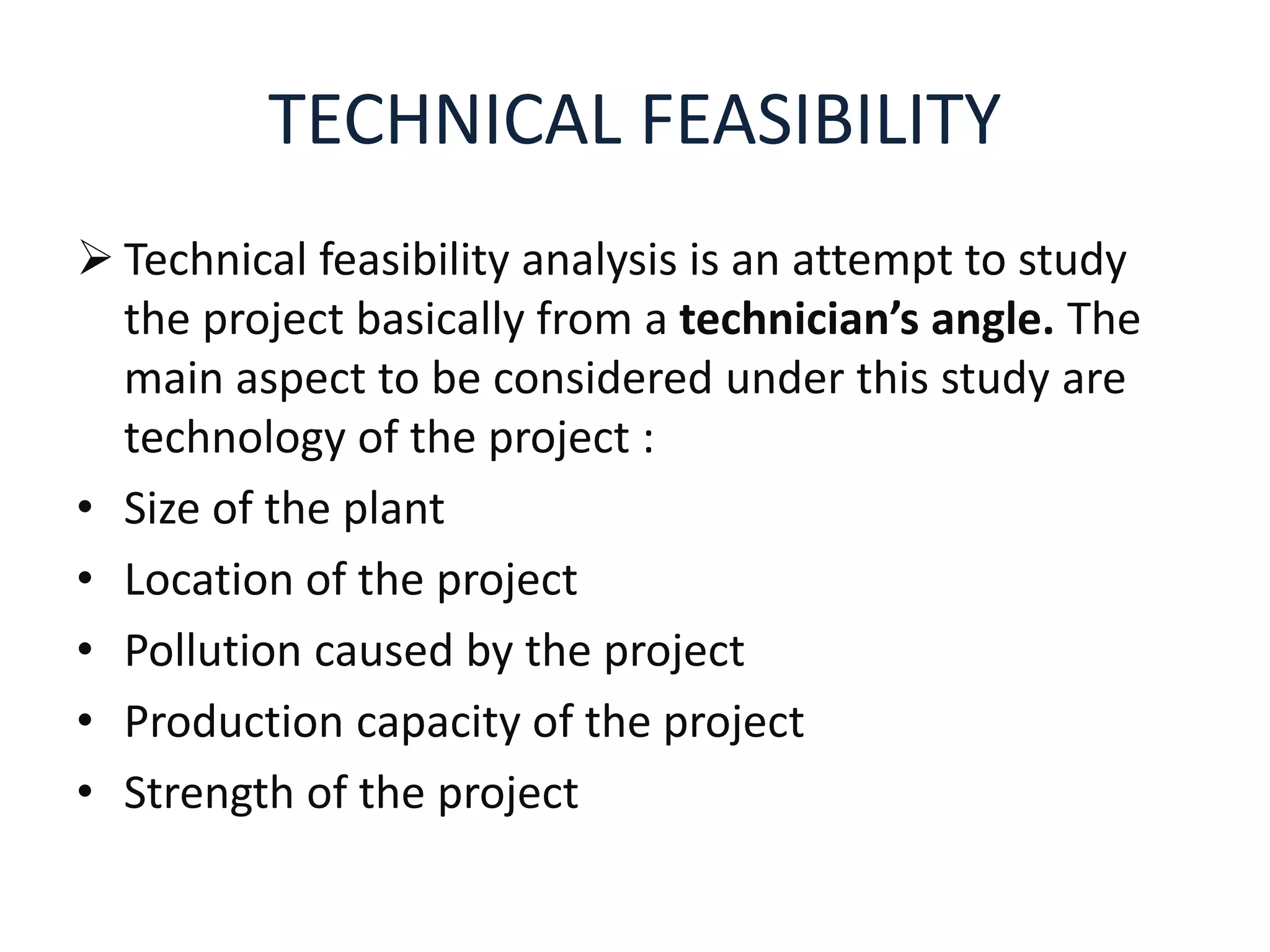 Technical feasibility ppt | PPTX